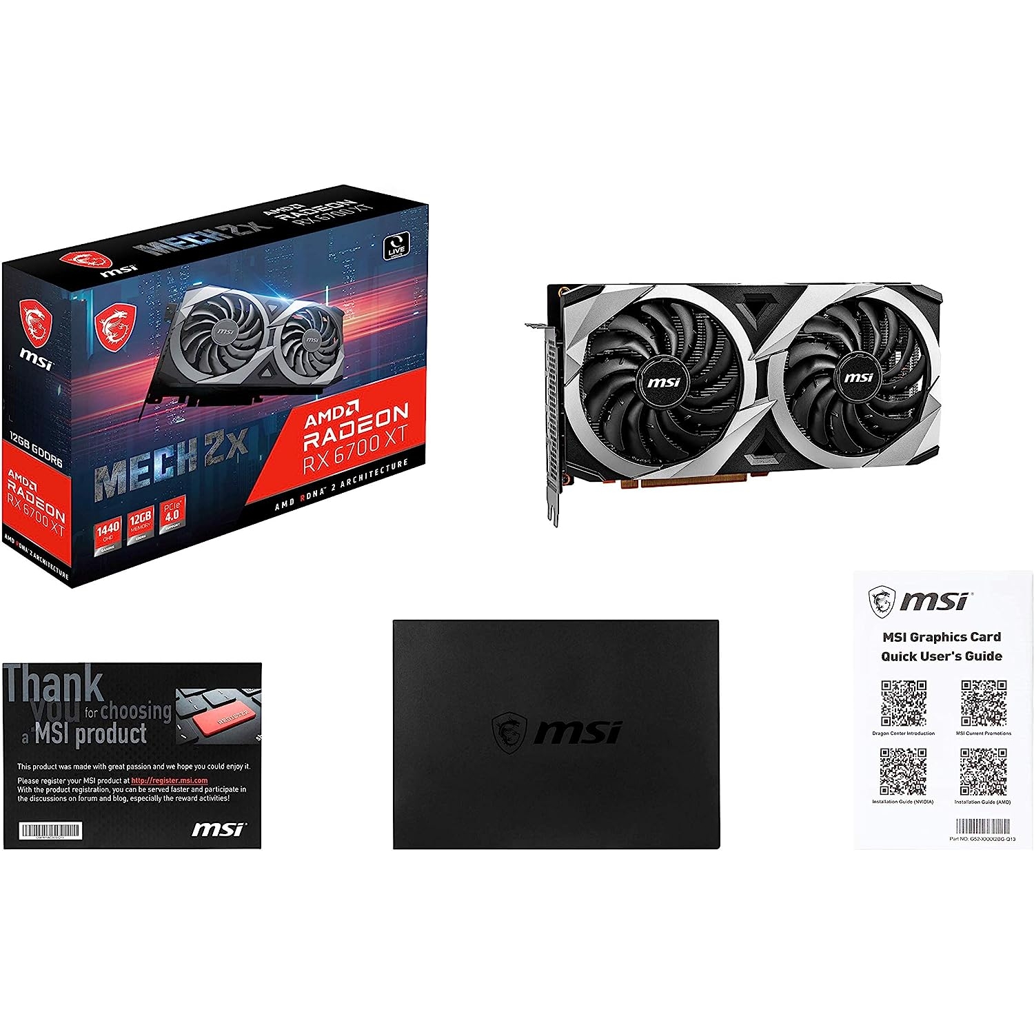 MSI Gaming Radeon RX 6700 XT 12GB MSI Gaming Radeon RX 6700 XT 12GB